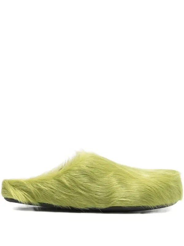 Marni Footbed Mules - Green