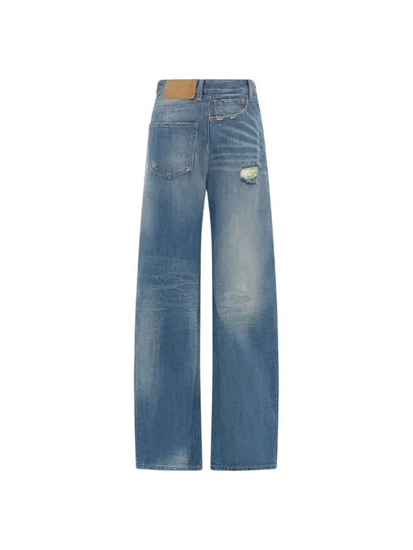 MAISON MARGIELA Indigo Wide-leg Jeans - Blue