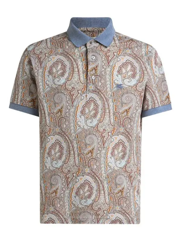 Etro Piqué Polo - Multi