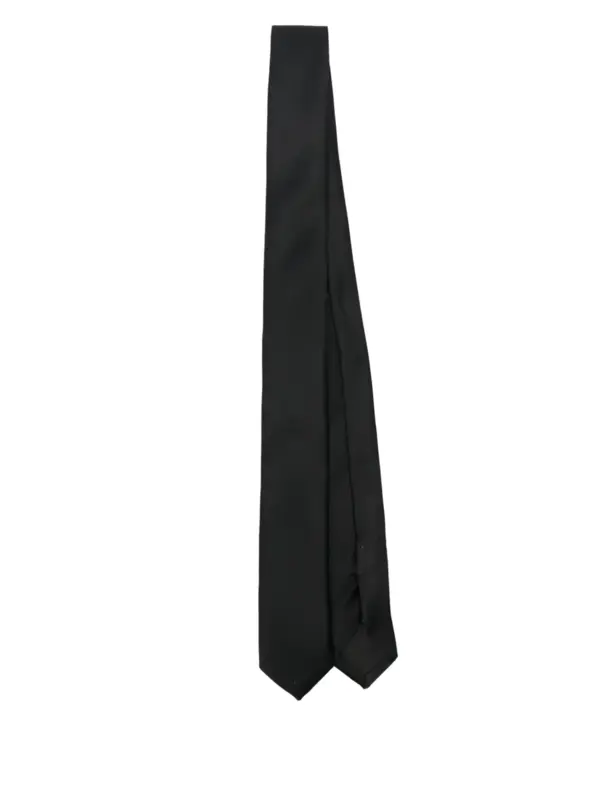 LARDINI Single-color Tie - Black