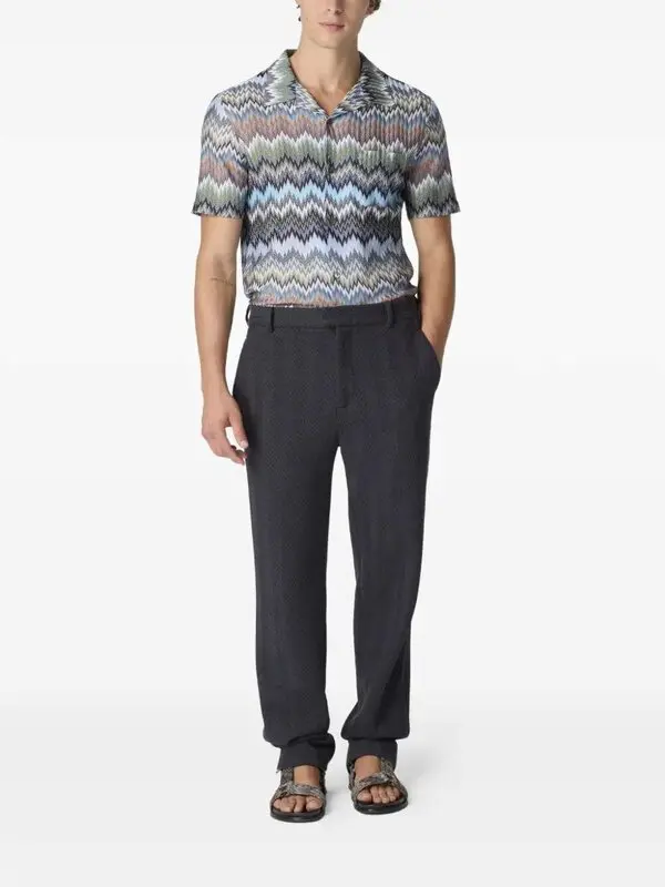 Missoni Short-sleeved Zigzag Shirt
