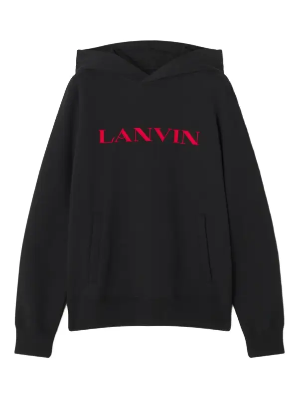 Jacquemus Logo Hoodie - Black