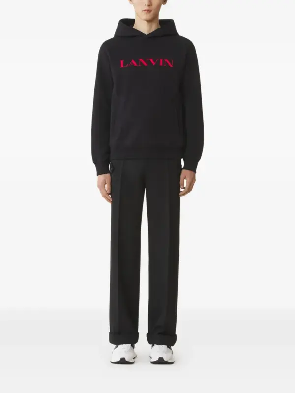 Jacquemus Logo Hoodie - Black