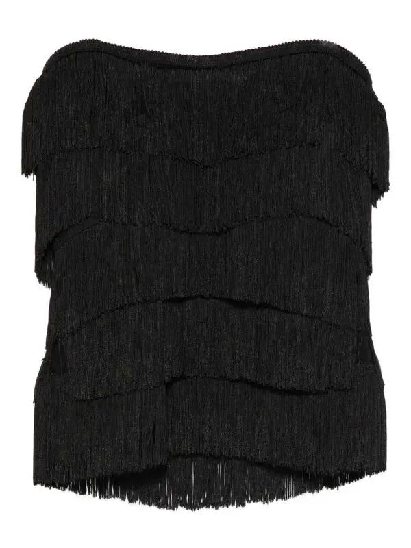 Norma Kamali Strapless Tank Top - Black