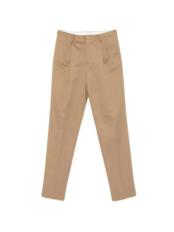LARDINI Patimur Pleated Trousers - Brown