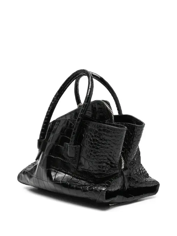 Attico La Passeggiata Mini Tote Bag - Black