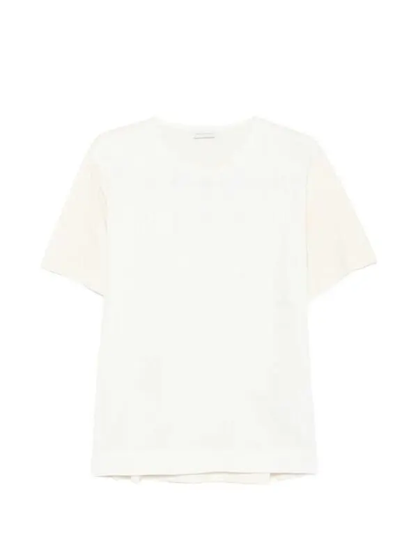 Dries Van Noten Perforated T-shirt - White