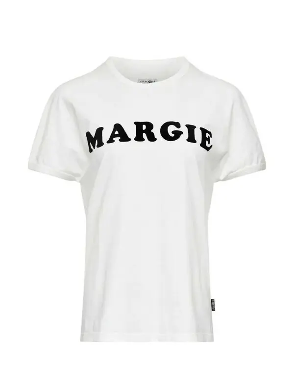 MAISON MARGIELA Margie Printed T-shirt - White