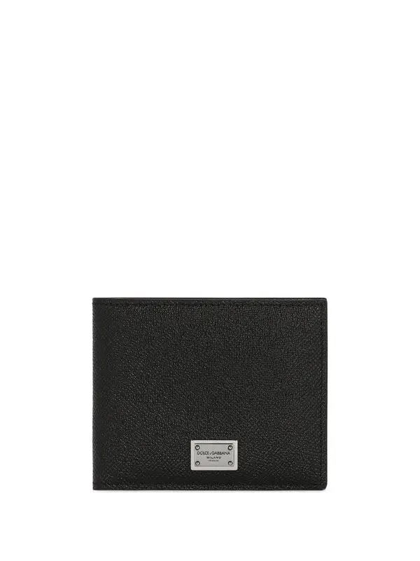 Dolce & Gabbana Bi-fold Leather Wallet - Black