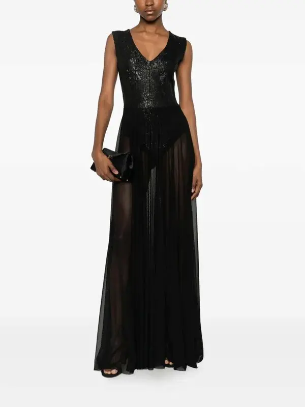 Norma Kamali V-neck Dress