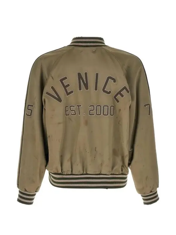 GOLDEN GOOSE Journey Panfilo Bomber Jacket - Green
