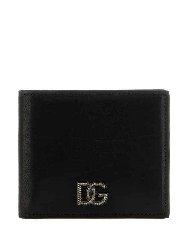 Dolce & Gabbana Tempesta Wallet With Appliqu - Black
