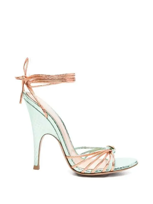 GIANVITO ROSSI Ricaye Round-toe Sandals
