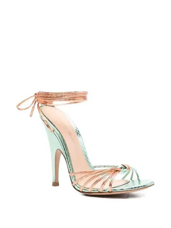 GIANVITO ROSSI Ricaye Round-toe Sandals