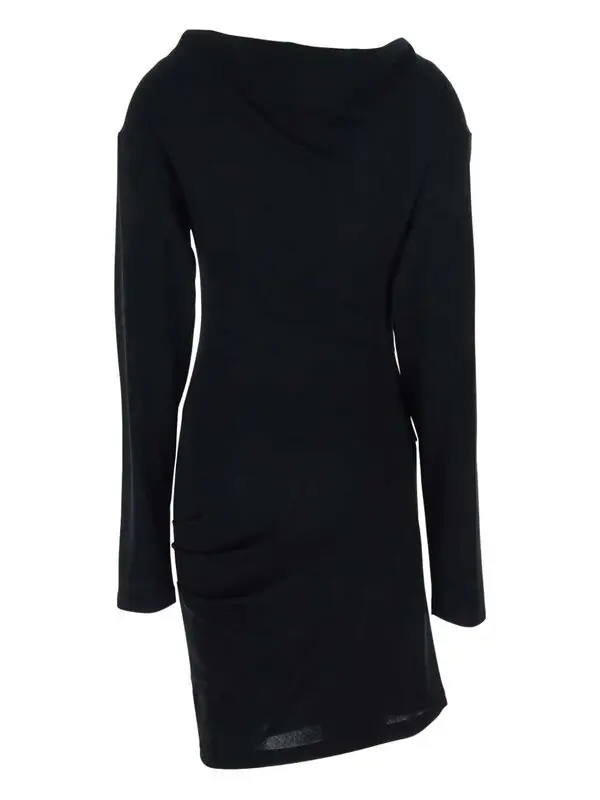 Jacquemus Gathered Dress - Black