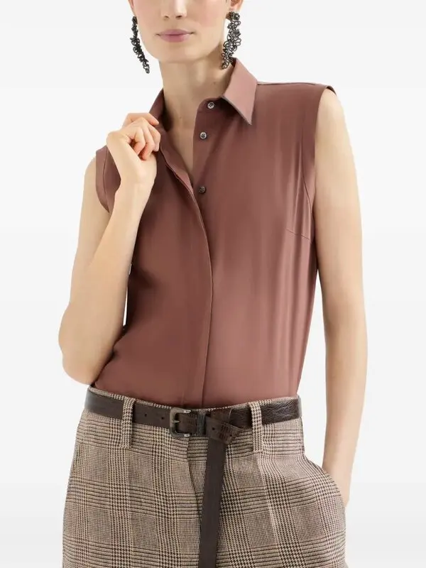 Brunello Cucinelli Sleeveless Shirt