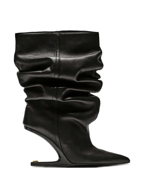 Balmain No-wedge Ankle Boots - Black