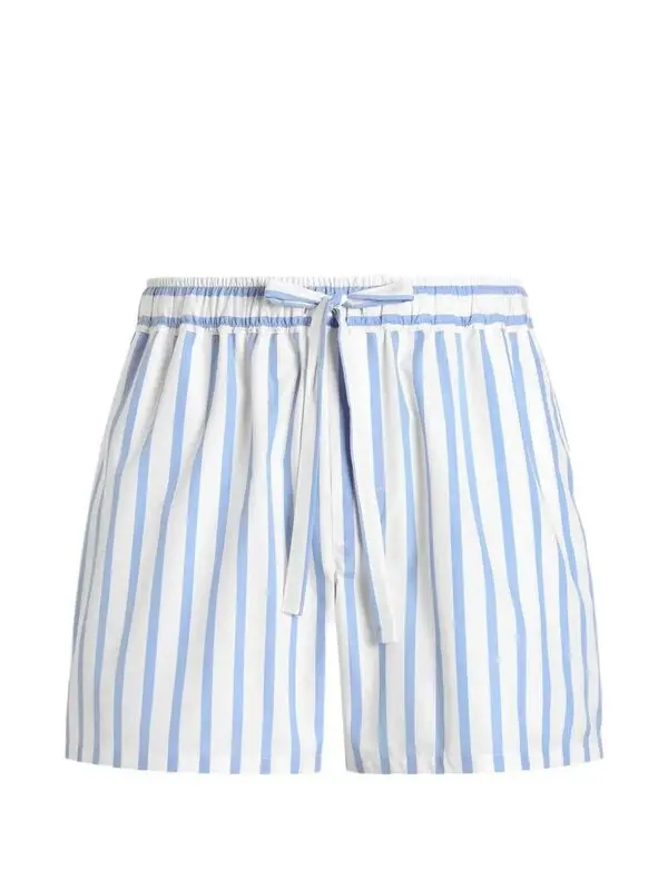 Dolce & Gabbana Striped Bermuda Shorts With Drawstring