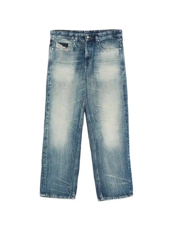 DIESEL® Denim With Logo Patch - Blue