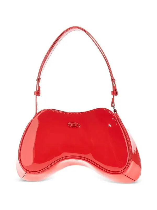 DIESEL® Play Shoulder Bag With Handle - Red