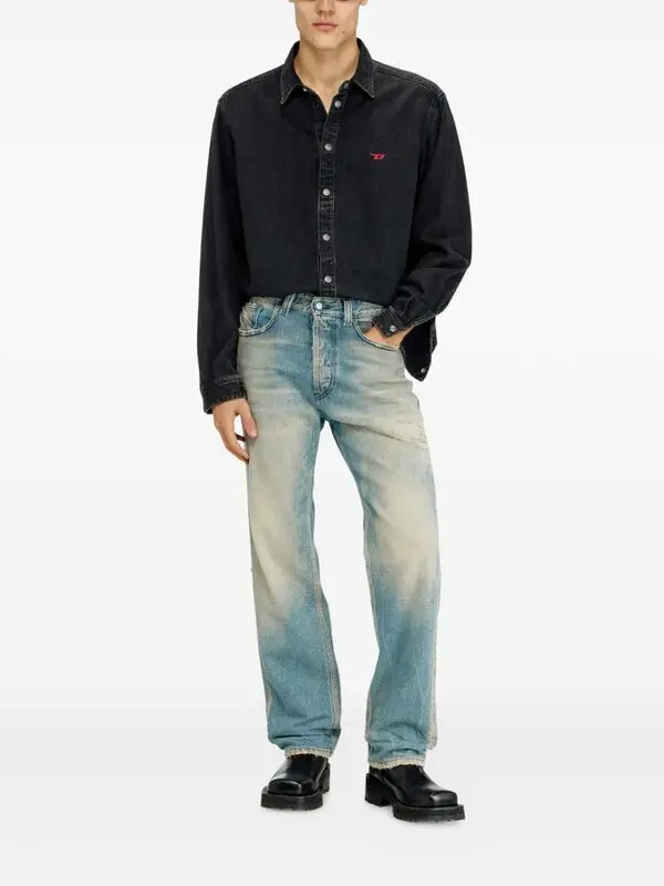 DIESEL® D-maccs 09n30 Faded-effect Jeans