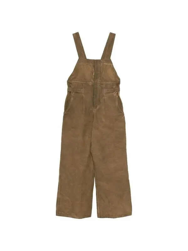 UMA WANG Cotton Tracksuit With Panda Motif - Brown