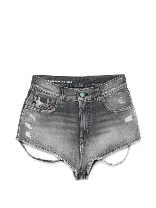 DIESEL® Distressed-look Shorts - Grey