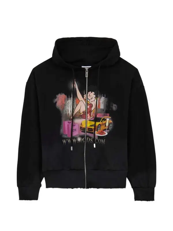 Gcds X Betty Boop Hoodie - Black