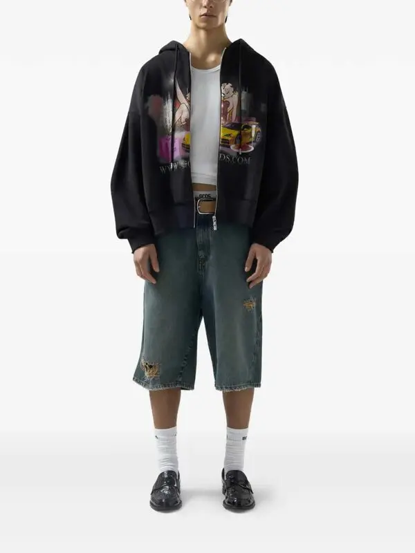 Gcds X Betty Boop Zip Hoodie