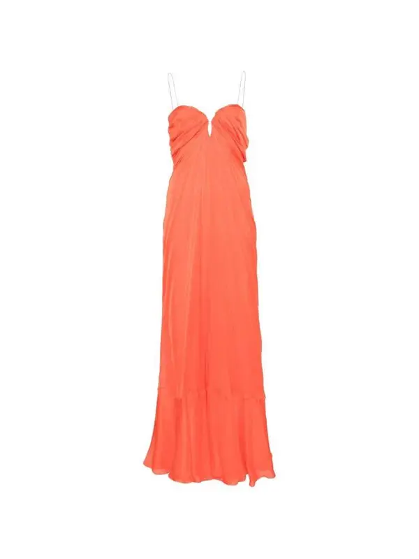 Raquel Diniz New Sambra Dress With Ruffles - Red