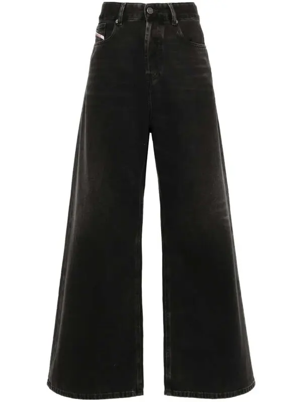 DIESEL® D-sire Wide-leg Jeans, 1996 - Black