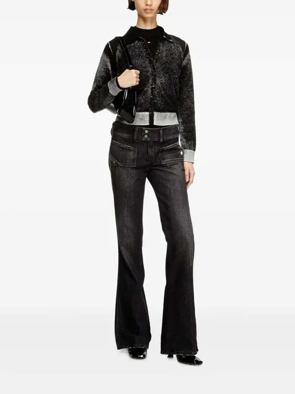 DIESEL® D-hush 09n50 Jeans With Appliqu