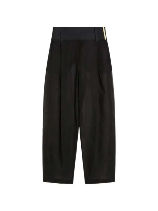 Sportmax Spsfavetta Trousers With Inserts - Black