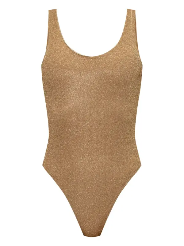 Oseree Lumière Sporty Swimsuit - Metallic