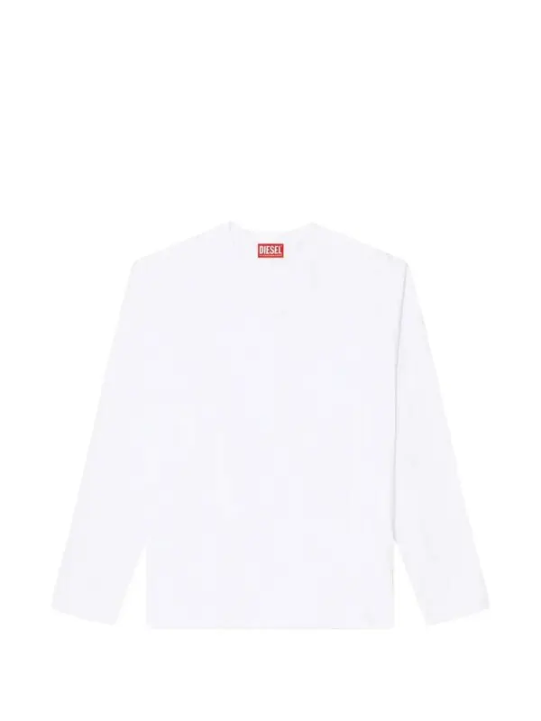 DIESEL® Kristian Long-sleeve T-shirt - White