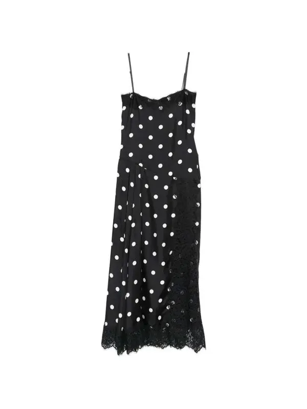 Sportmax Long Polka Dot Dress