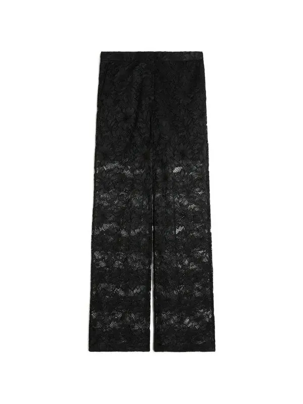 Sportmax Floral Pants - Black