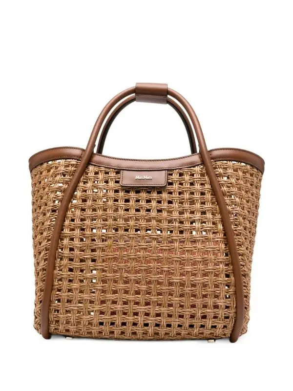 Max Mara Small Marine Tote Bag - Brown