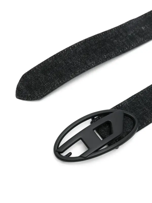 DIESEL® Oval D Leather Belt