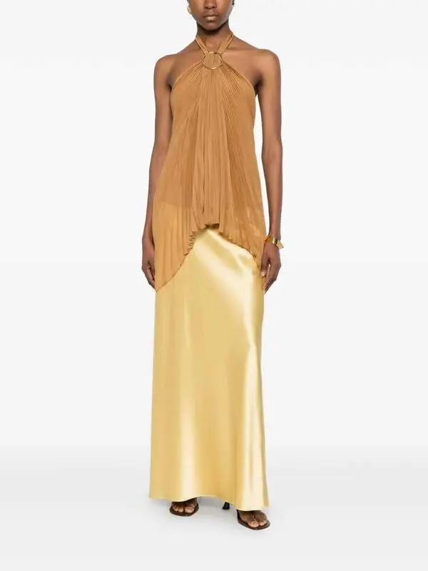 Max Mara Mxevalzer Ring-pleated Top