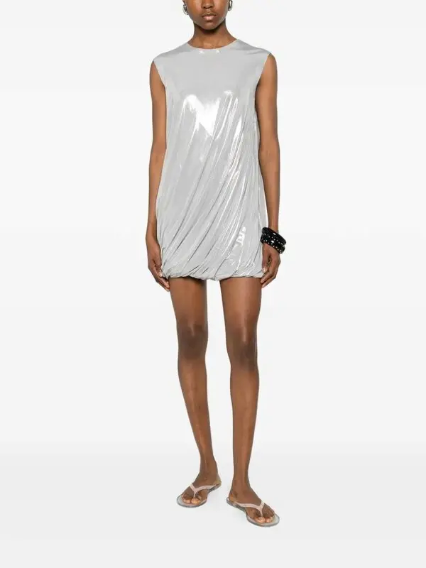 Norma Kamali Draped Mini Dress