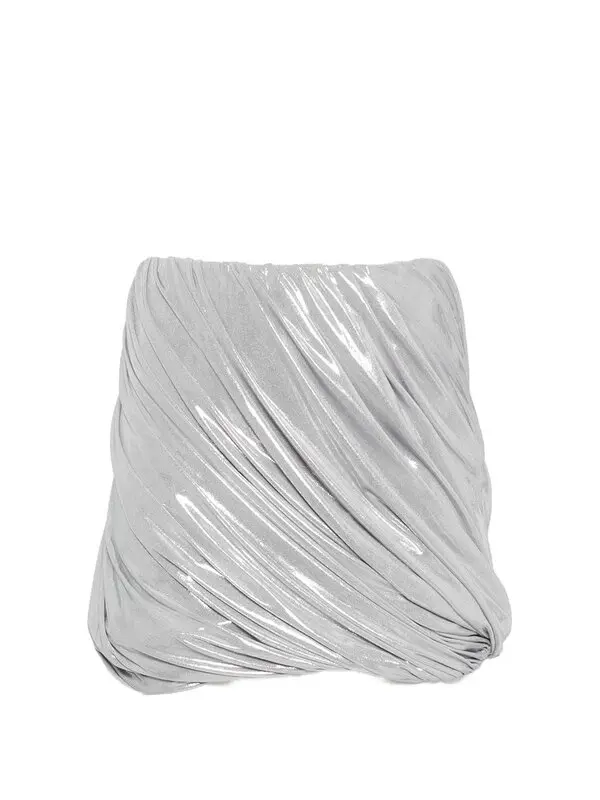 Norma Kamali Draped Mini Skirt