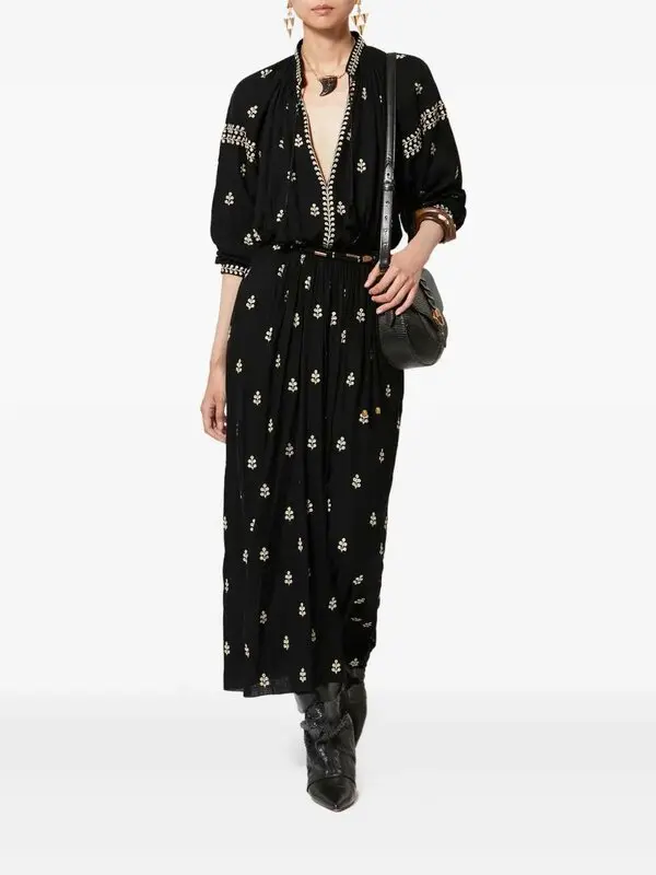 MARANT Isabel X Rodilia Long Dress With Embroidery