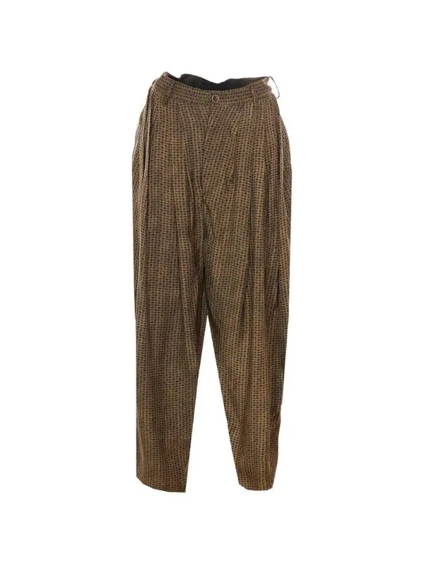 UMA WANG Priya Geometric Pattern Trousers - Multi