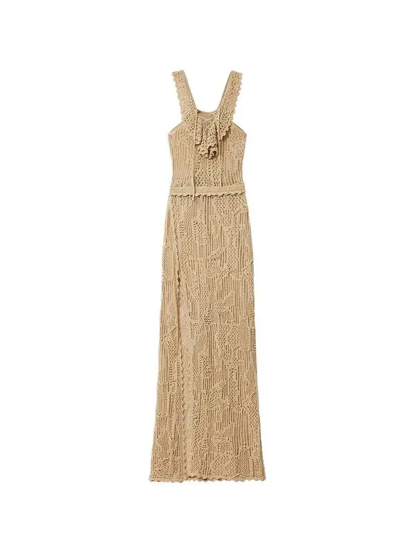 MARANT Ornella Long Dress - Brown