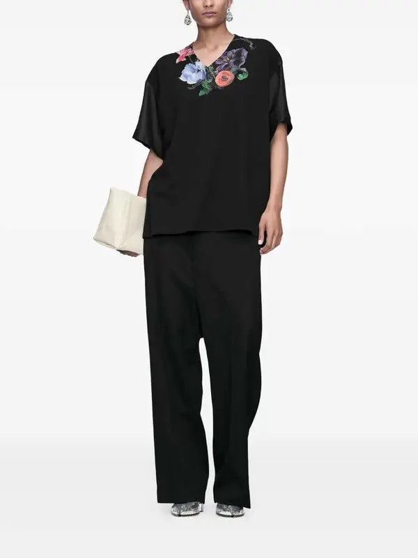 MAISON MARGIELA Floral T-shirt