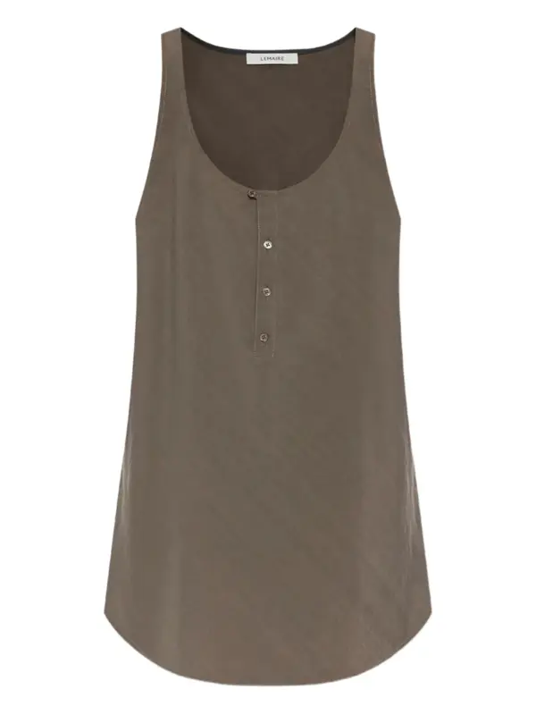 LEMAIRE Wide-neck Top - Green