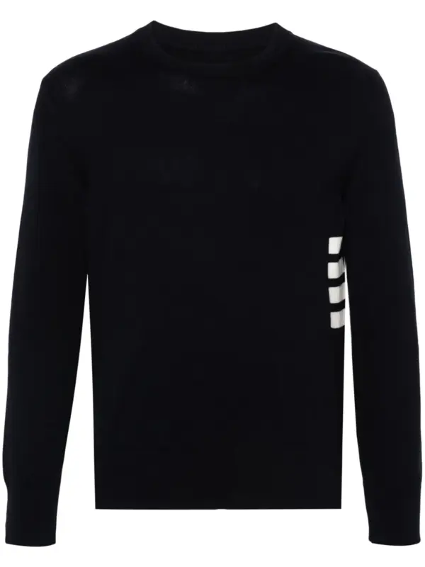 Thom Browne 4-stripe Detail Sweater - Blue