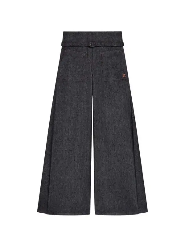 COURREGES Palazzo Pants With Belt