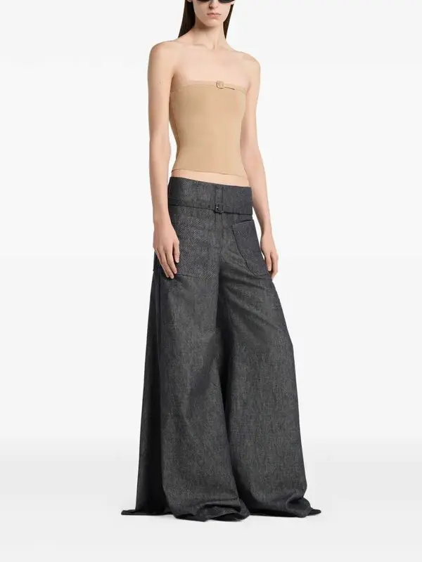 COURREGES Palazzo Pants With Belt